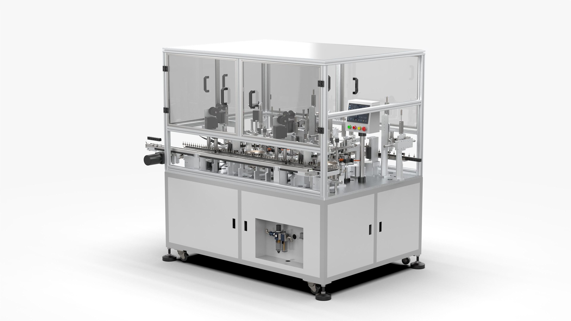 3D Automatic Pressure Sensitive Ring Machine - TurboSquid 2040824