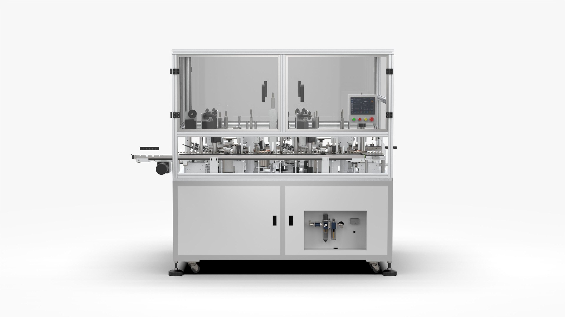 3D Automatic Pressure Sensitive Ring Machine - TurboSquid 2040824