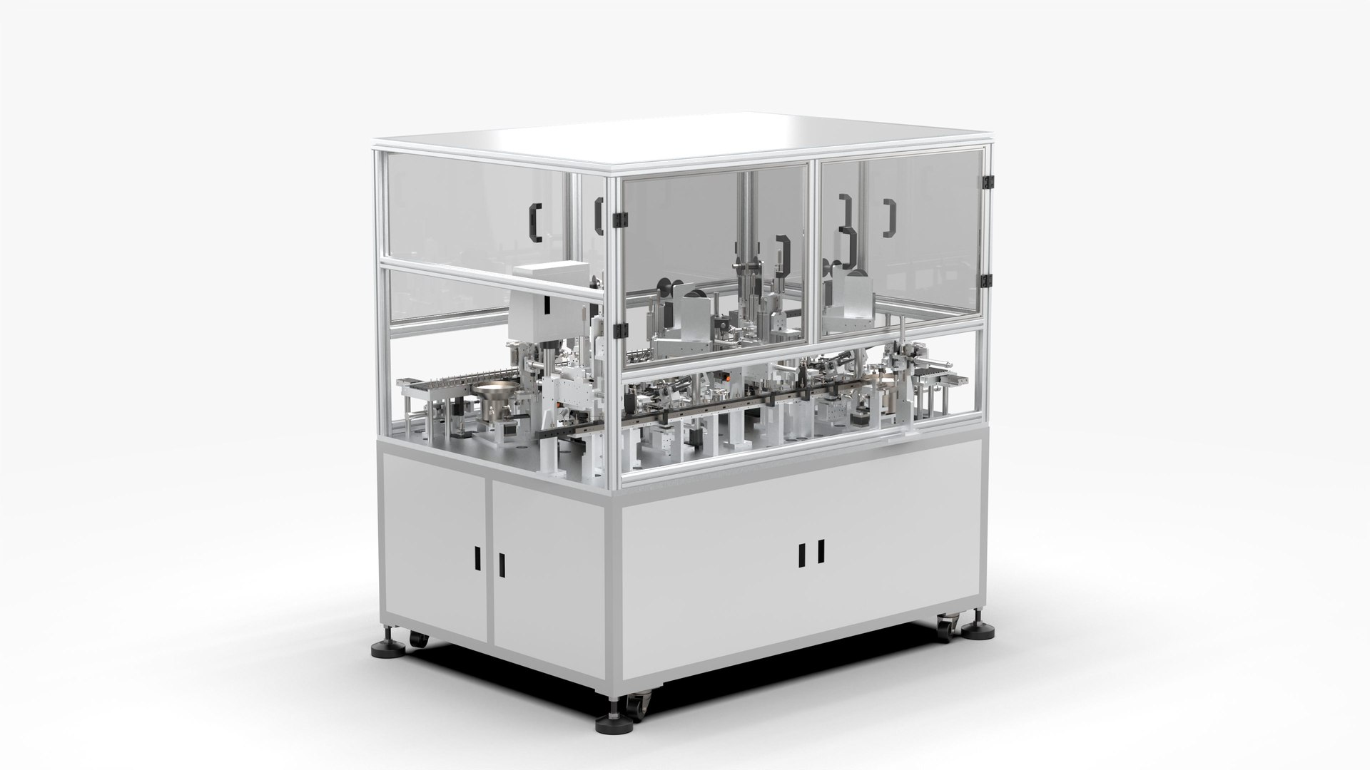 3D Automatic Pressure Sensitive Ring Machine - TurboSquid 2040824