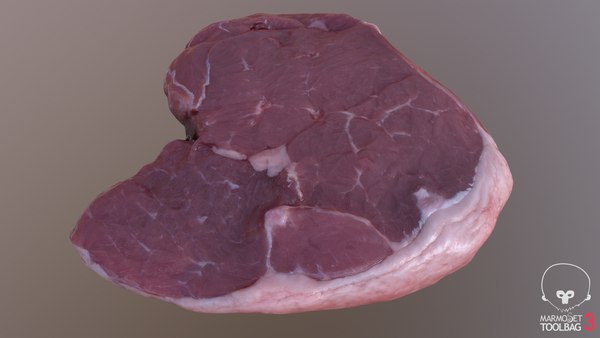 Raw meat pork beef 3D model - TurboSquid 1590046