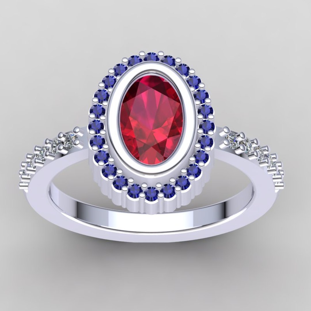 3d Model Of Designer Ring