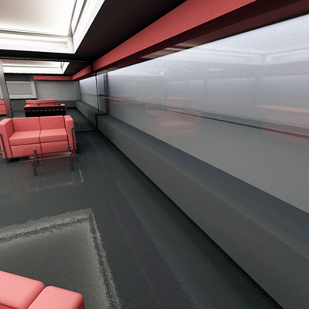 Multimedia Shop Interior 3d Model