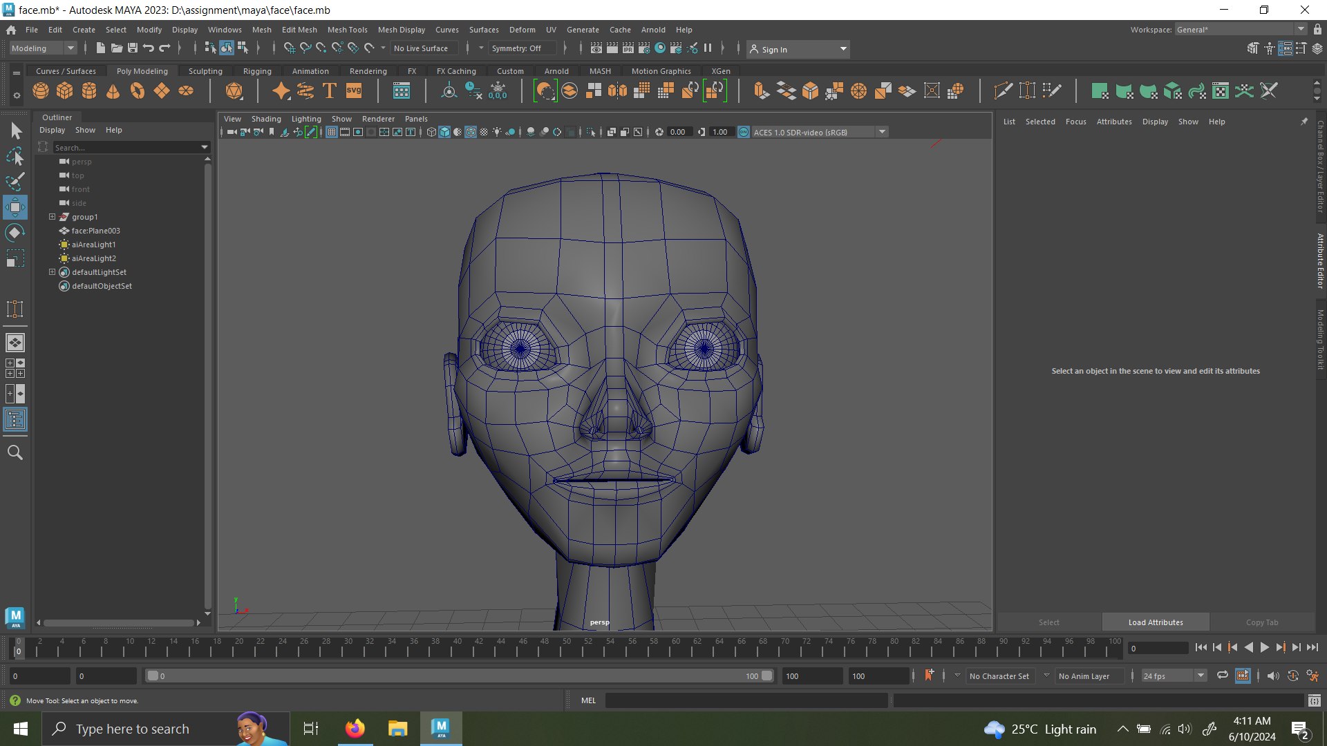 3D Basic Head Model Low Poly - TurboSquid 2240163