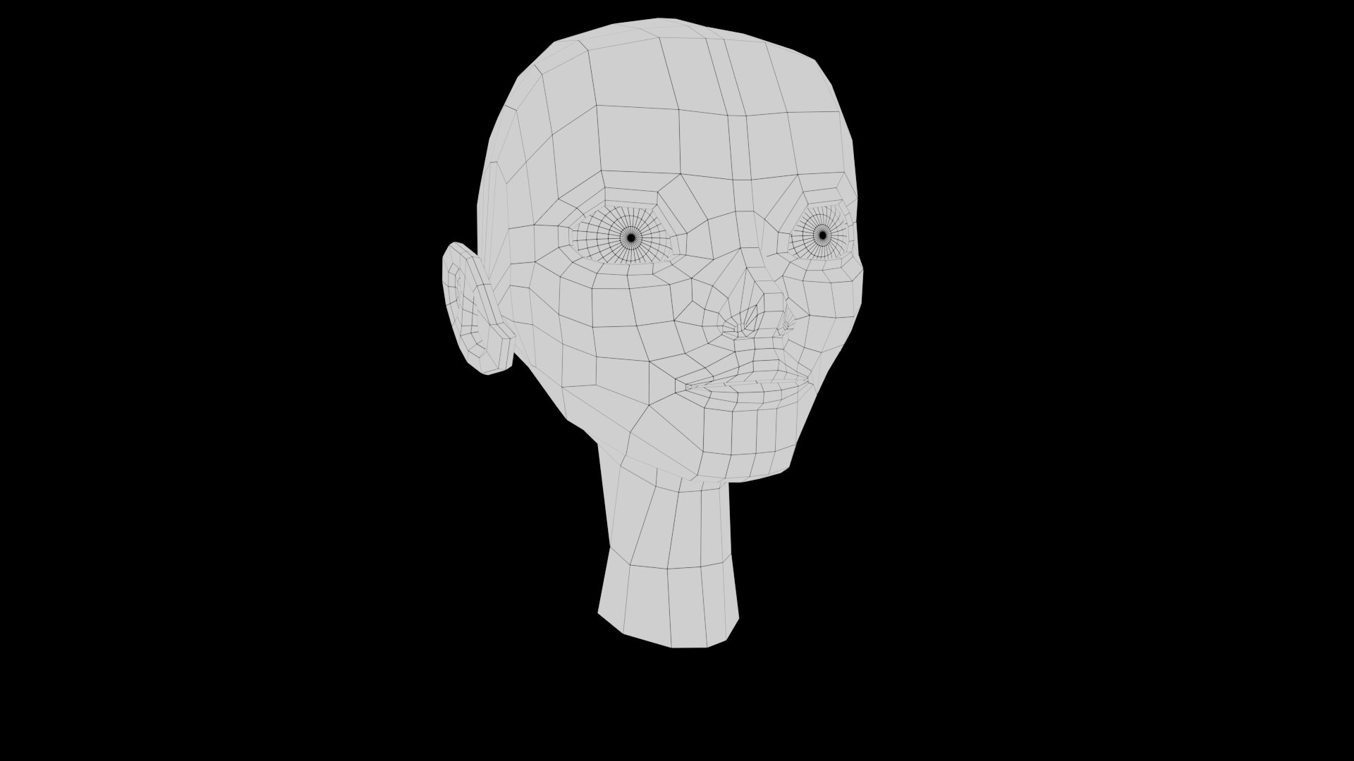 3D Basic Head Model Low Poly - TurboSquid 2240163