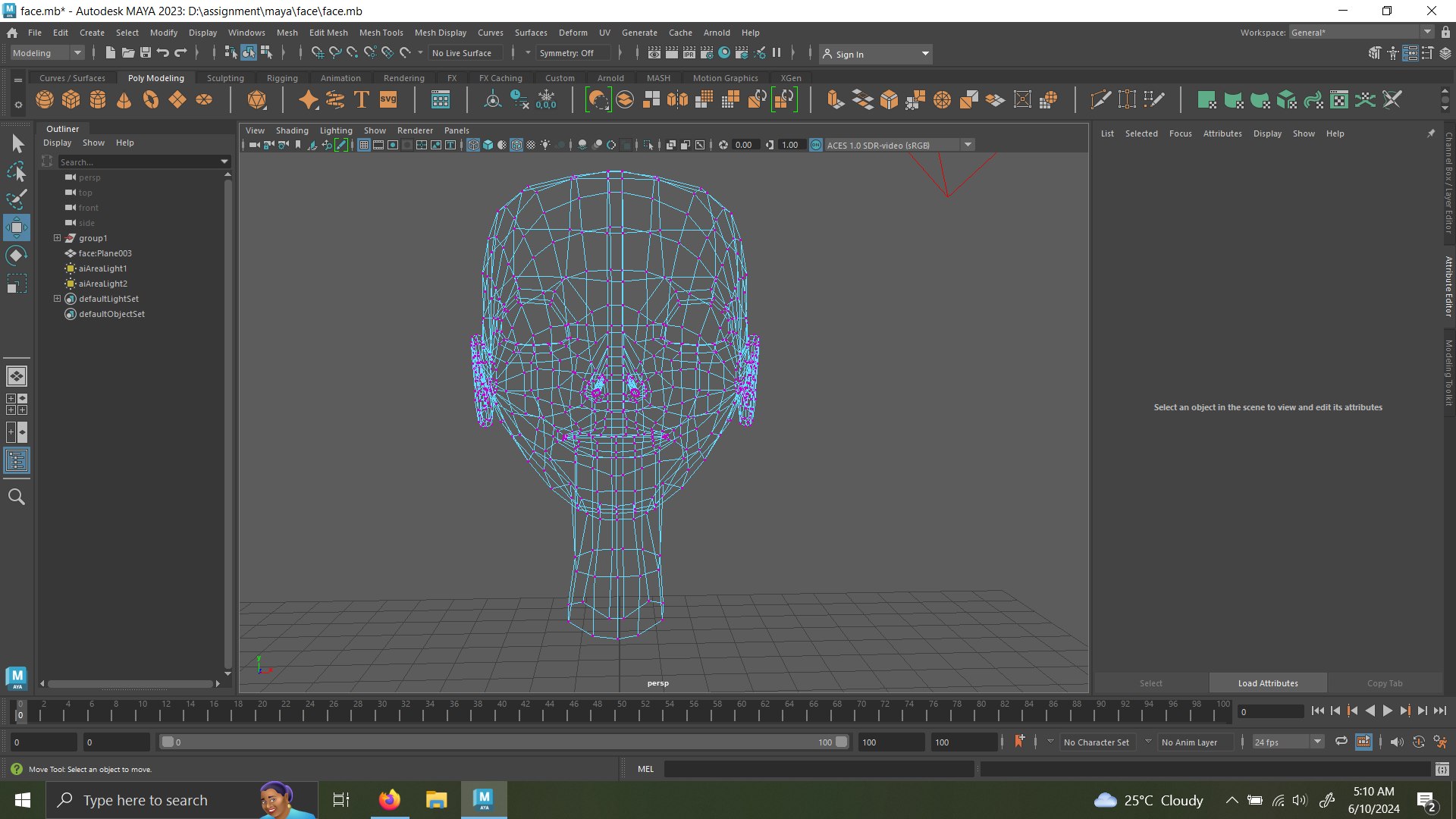 3D Basic Head Model Low Poly - TurboSquid 2240163