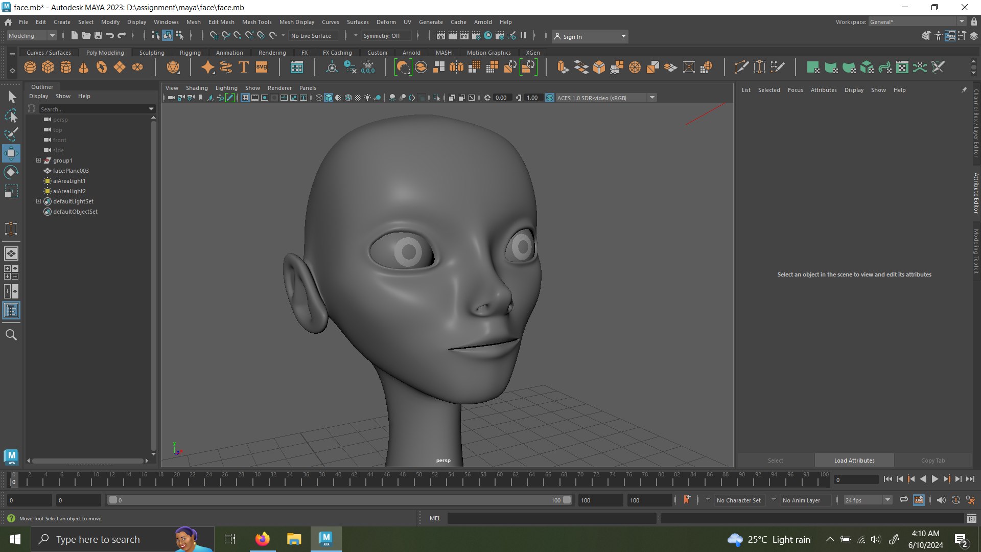 3D Basic Head Model Low Poly - TurboSquid 2240163