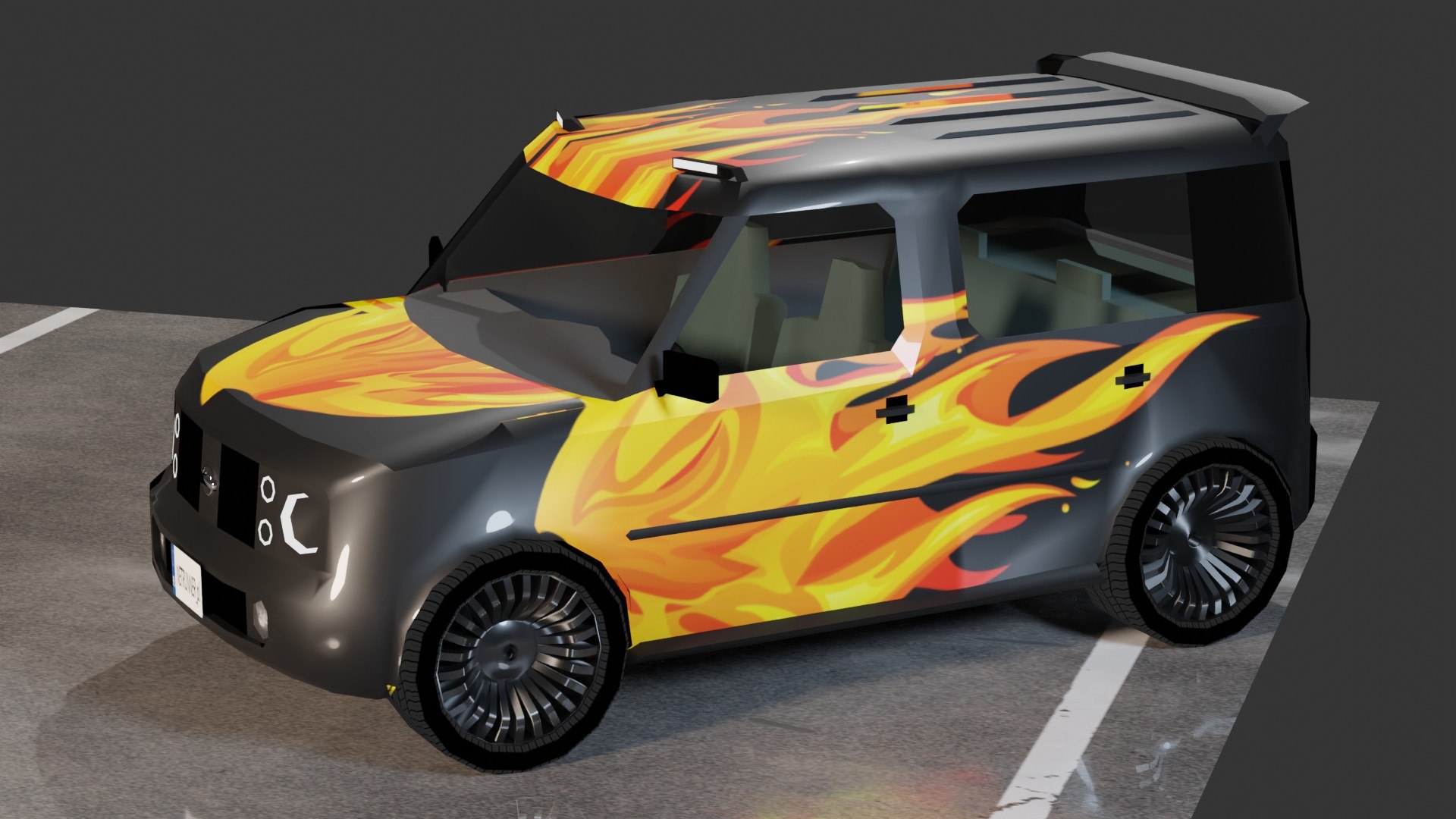 3D Nissan Cube model - TurboSquid 1933365