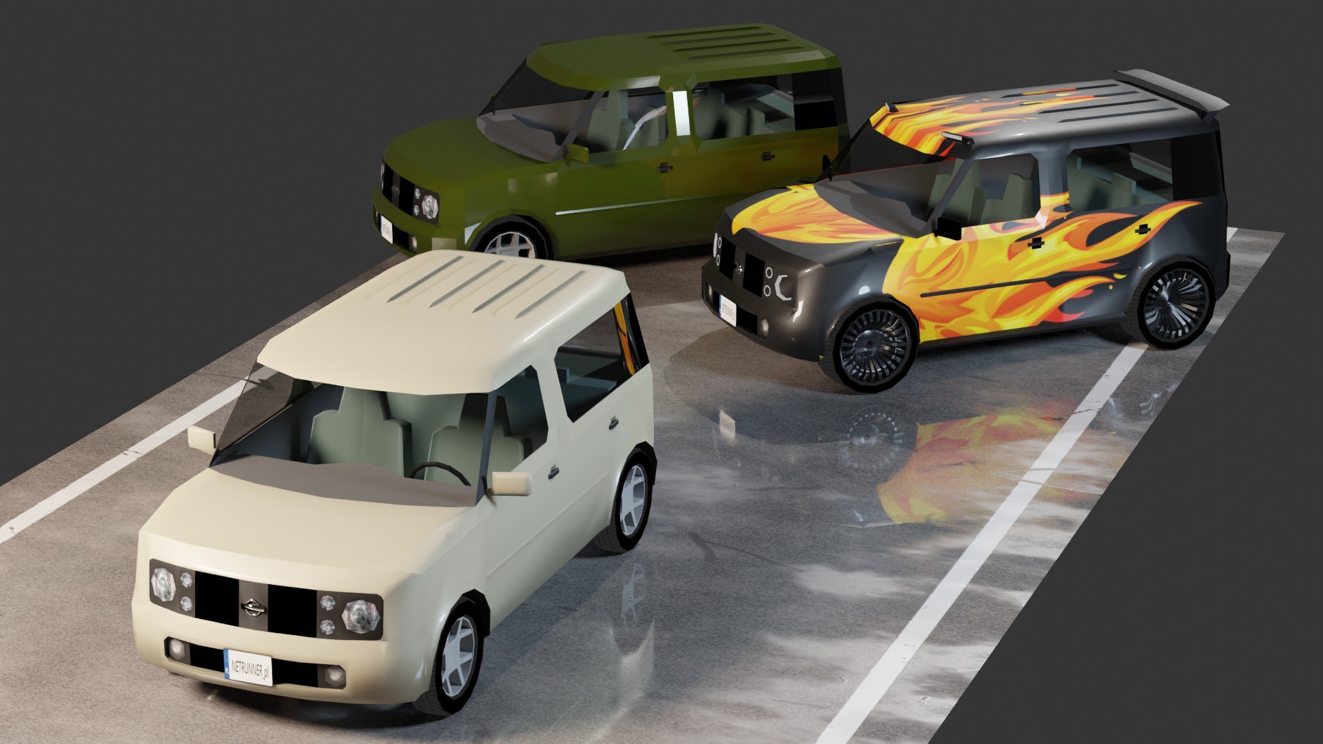 3D Nissan Cube model - TurboSquid 1933365