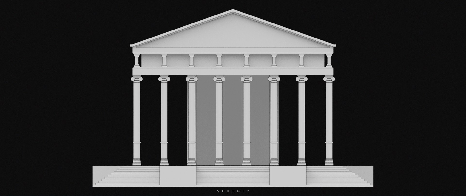 3D Model Temple Of Artemis - Ephesus - TurboSquid 1750738