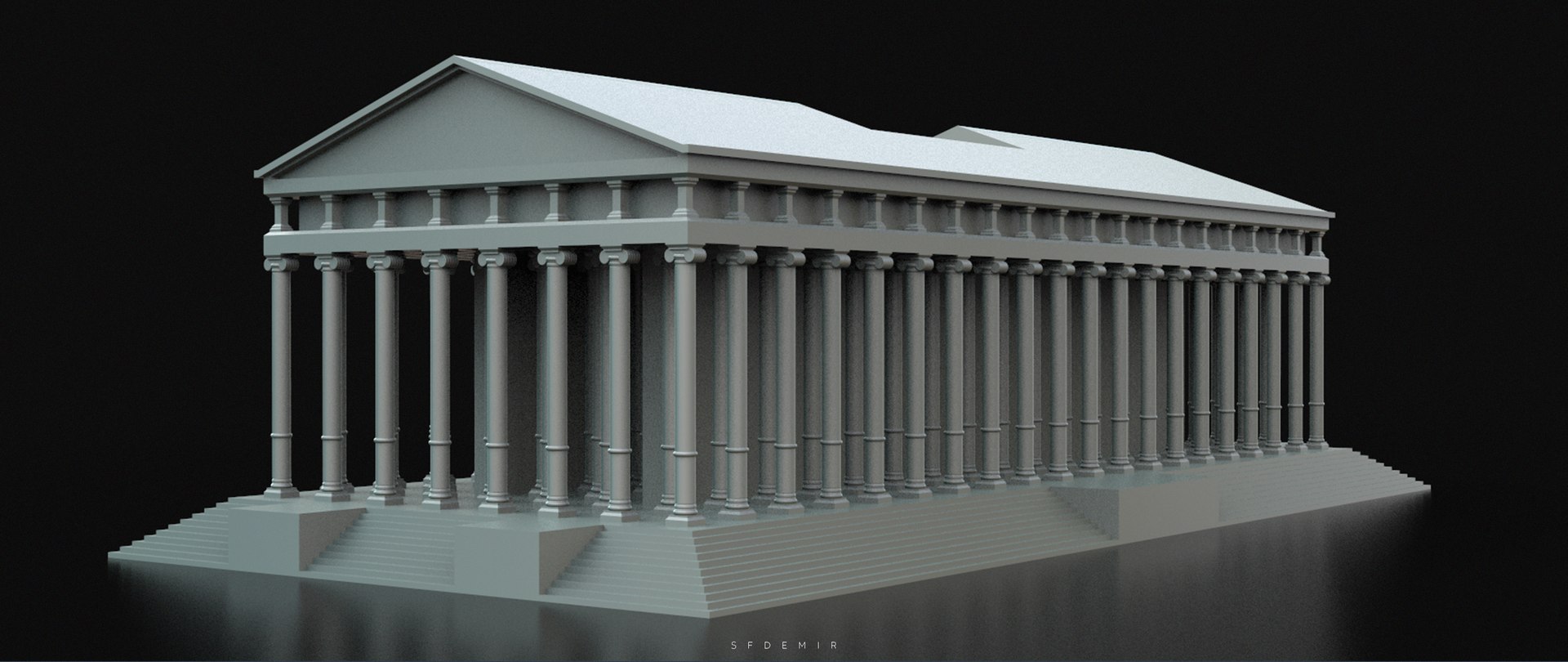 3D Model Temple Of Artemis - Ephesus - TurboSquid 1750738