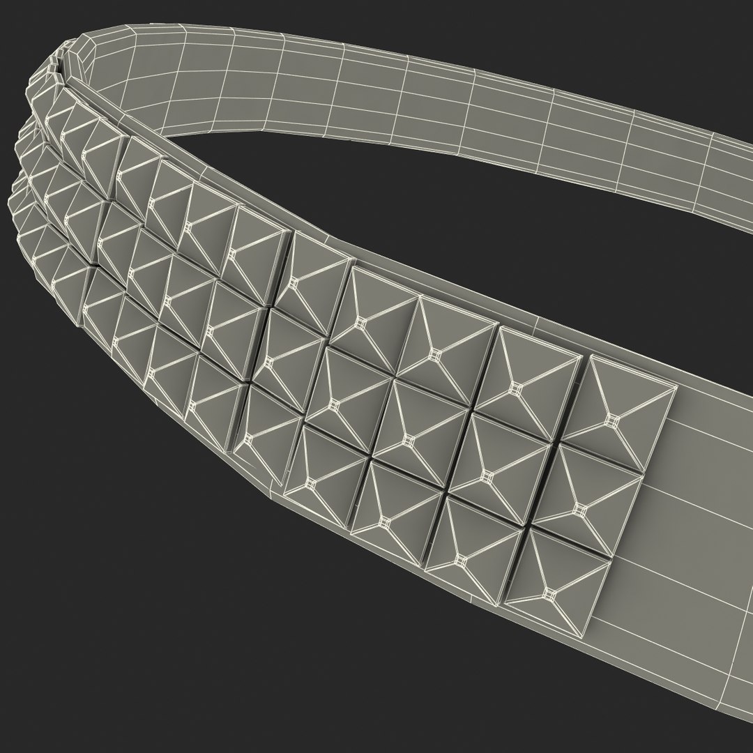 Leather Belt 6 3d Model