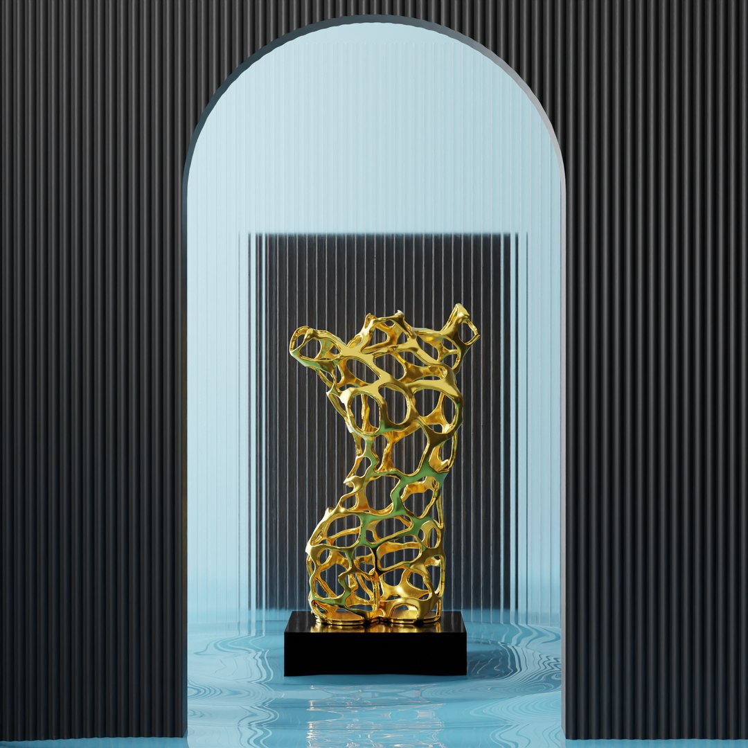 3D Abstract Female Torso - TurboSquid 2231758