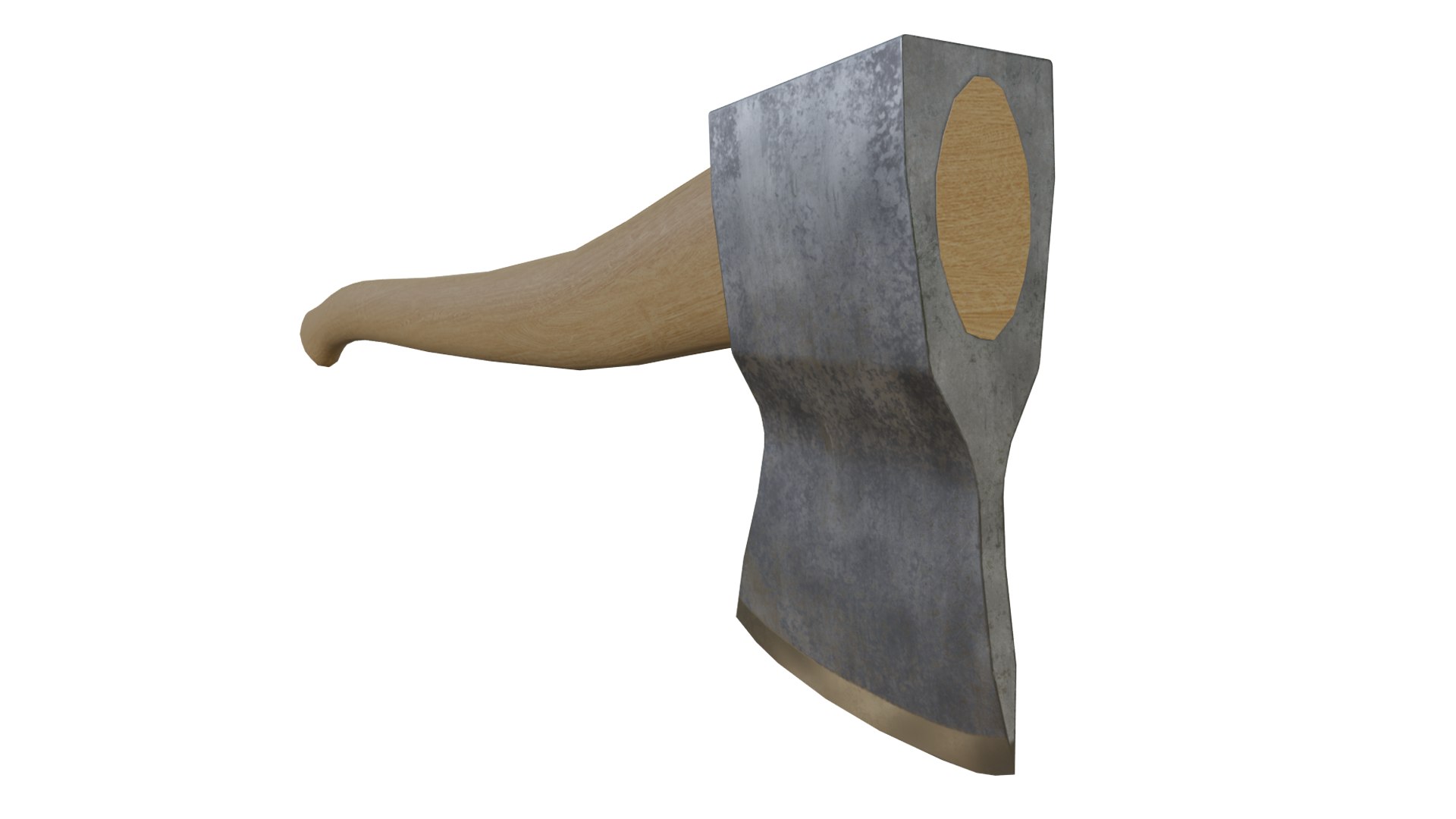 Free 3D Model 3D Model Wooden Axe Low Poly - TurboSquid 2168123