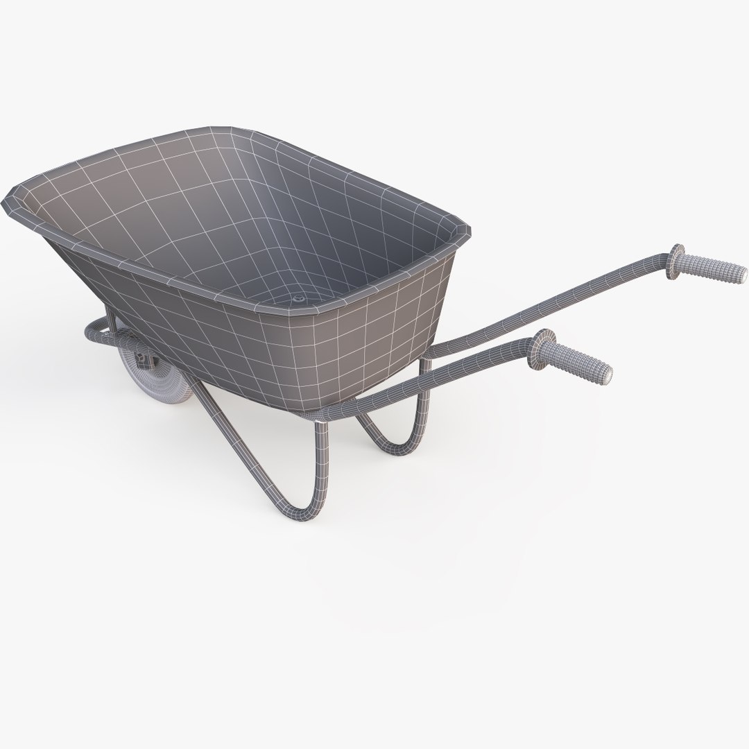 3d Garden Wheelbarrow Model