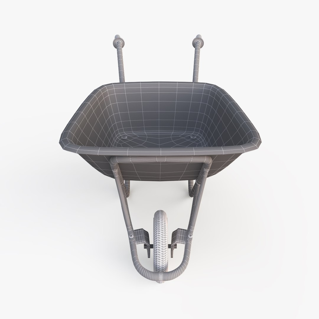 3d Garden Wheelbarrow Model