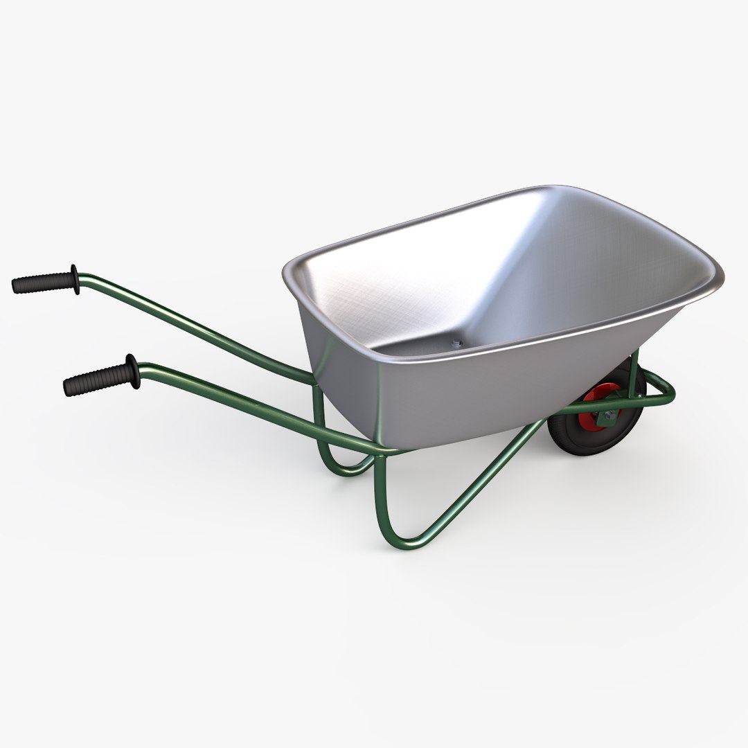 3d Garden Wheelbarrow Model