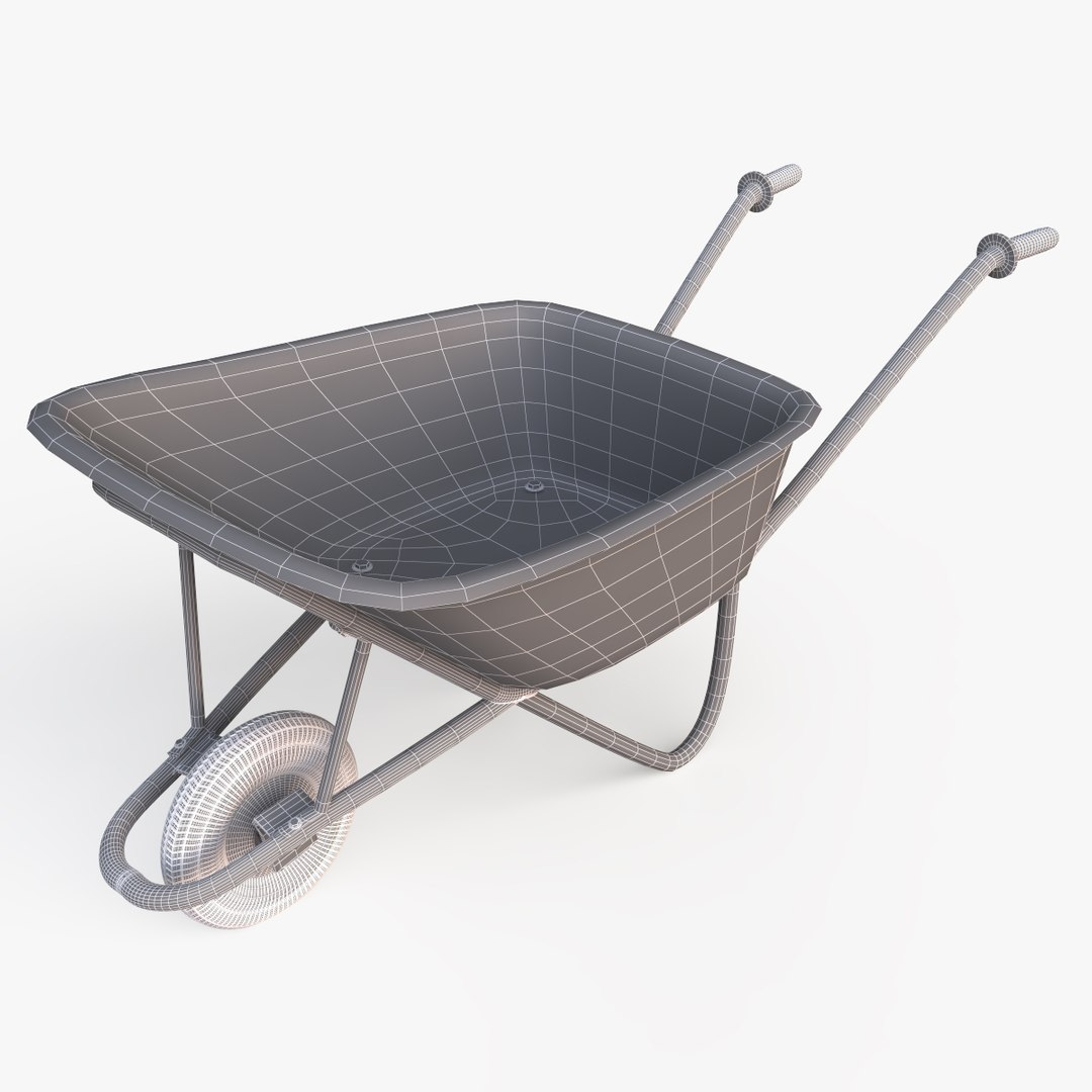 3d Garden Wheelbarrow Model