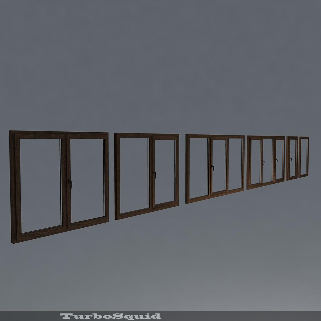 3d Model Window 01-02-03-04-05-06 Pack