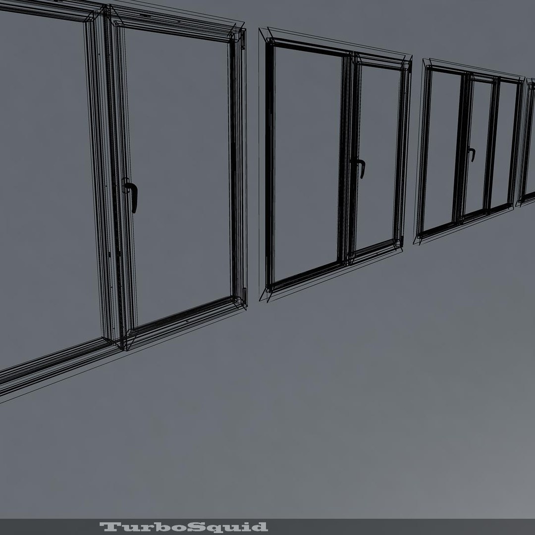 3d Model Window 01-02-03-04-05-06 Pack