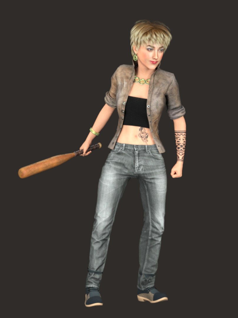 3D Realistic Rigged Fighter Woman Character 3D Model - TurboSquid 2254901