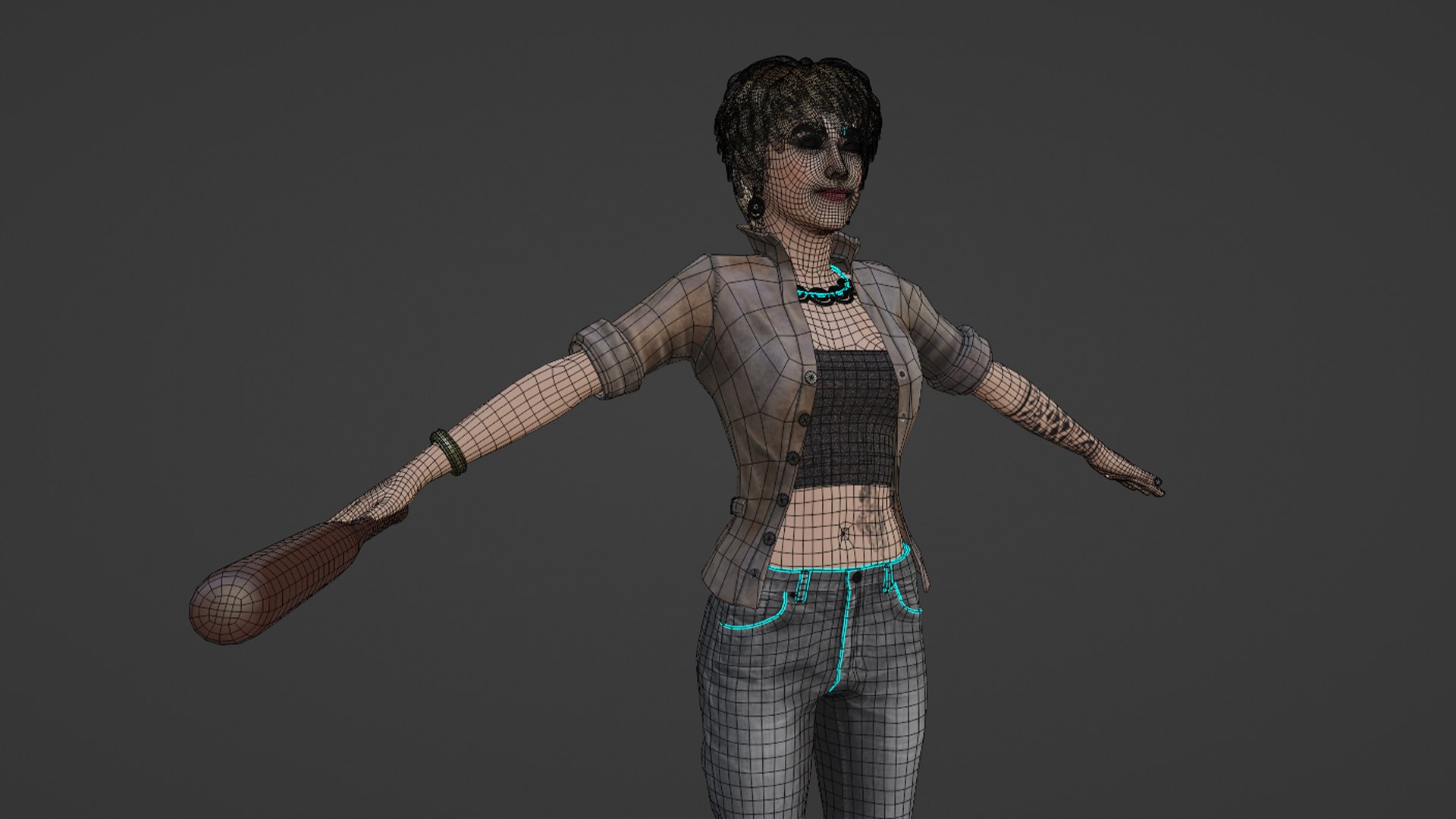 3D Realistic Rigged Fighter Woman Character 3D Model - TurboSquid 2254901