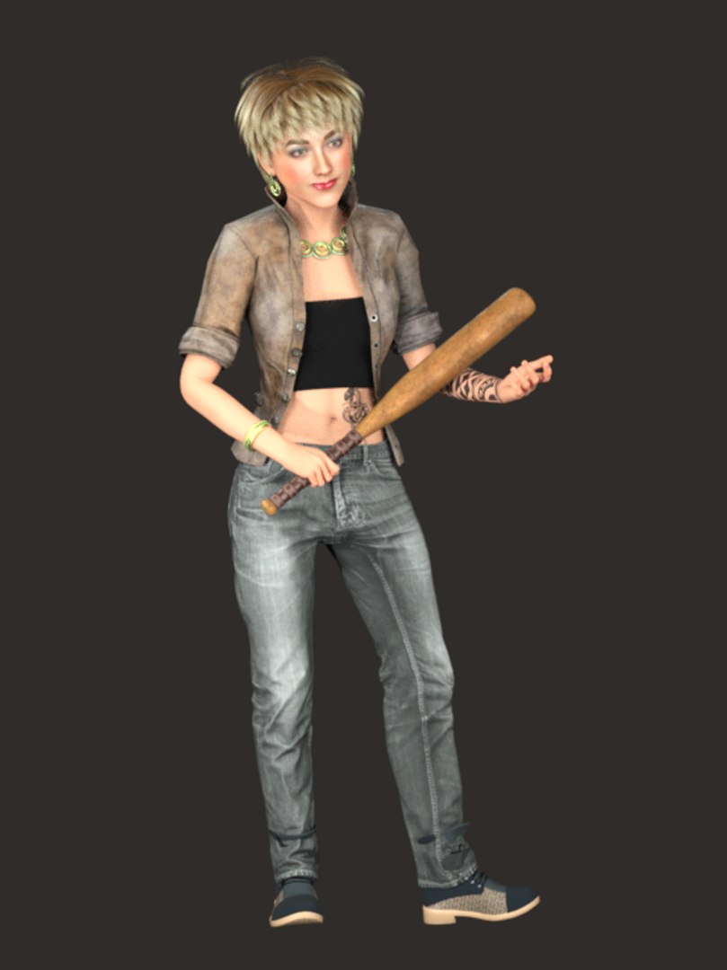 3D Realistic Rigged Fighter Woman Character 3D Model - TurboSquid 2254901