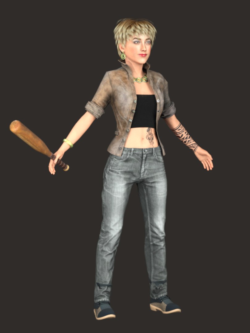 3D Realistic Rigged Fighter Woman Character 3D Model - TurboSquid 2254901