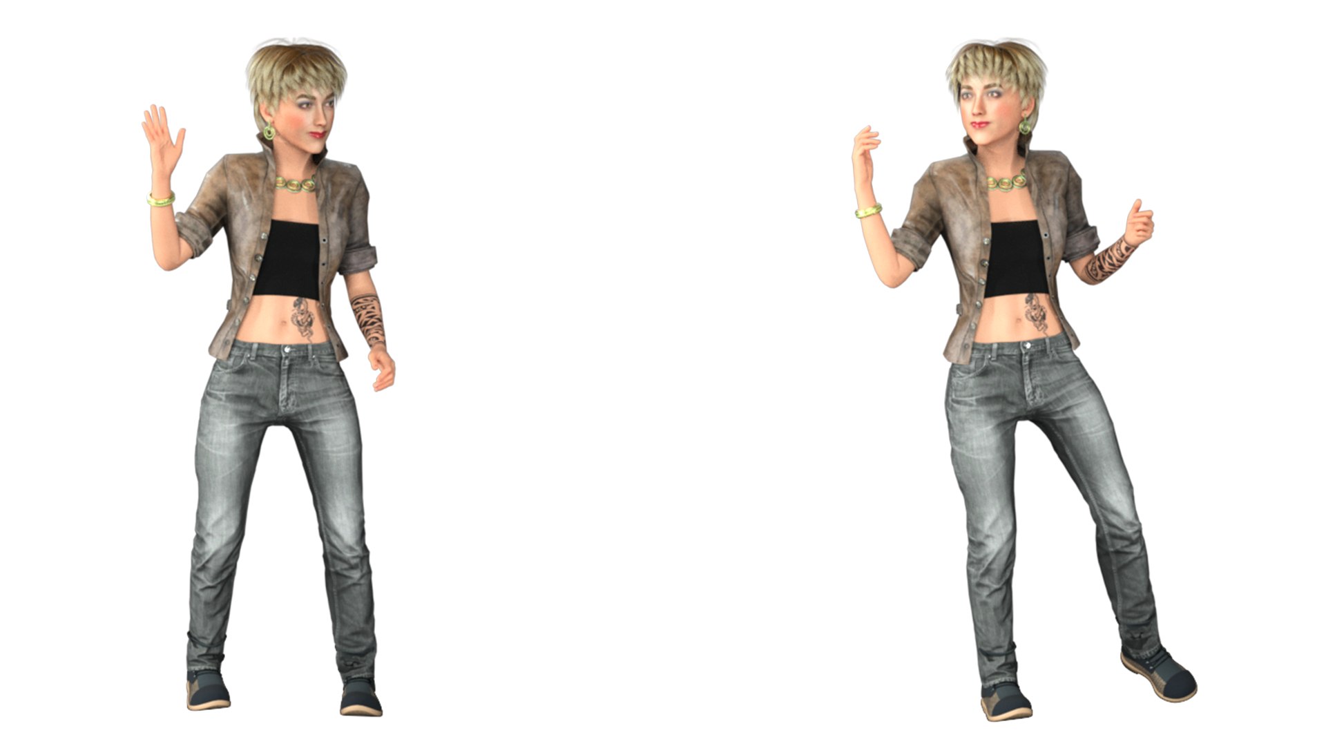 3D Realistic Rigged Fighter Woman Character 3D Model - TurboSquid 2254901