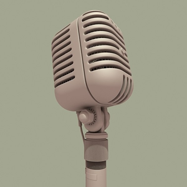 3d radio microphone mic