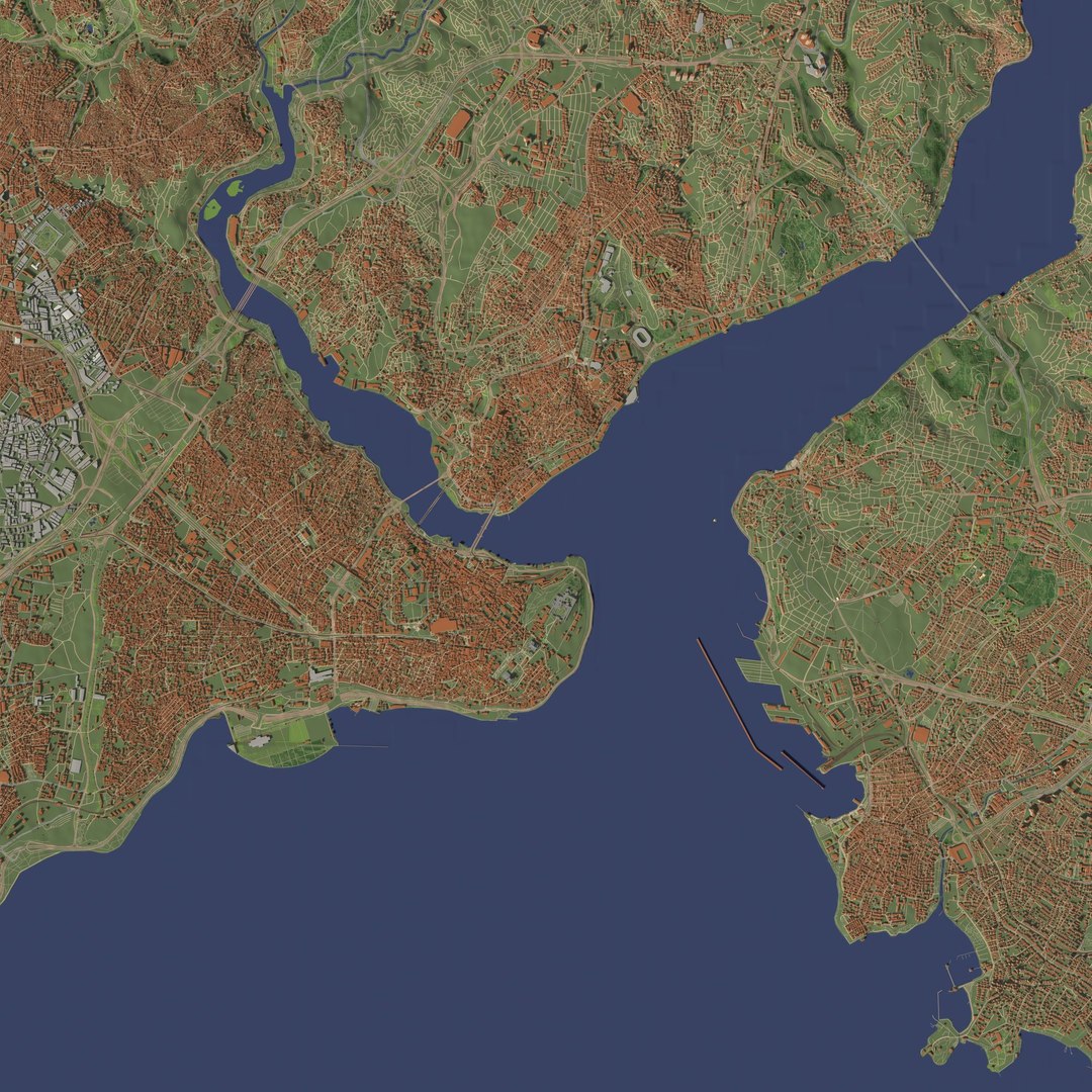 Istanbul Turkiye - City And Urban 3D - TurboSquid 2276219