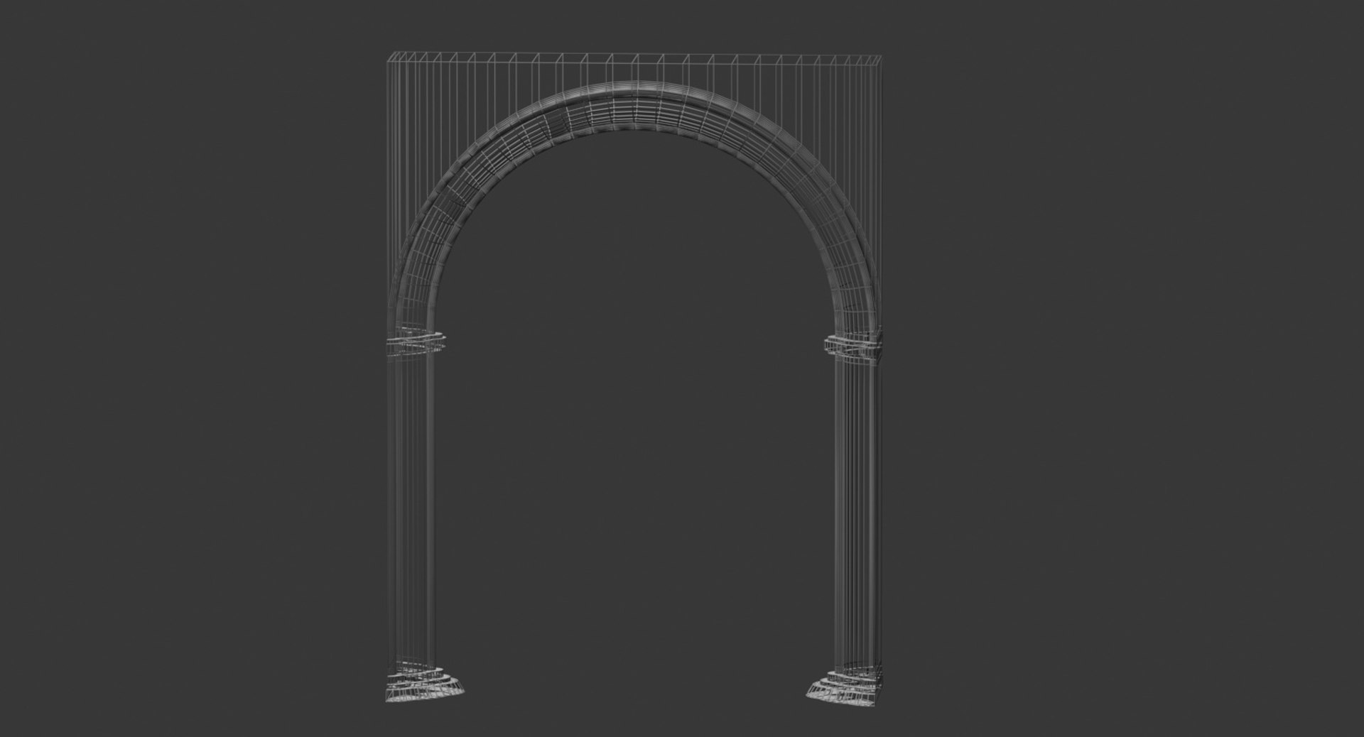Weathered Archway 3d Obj