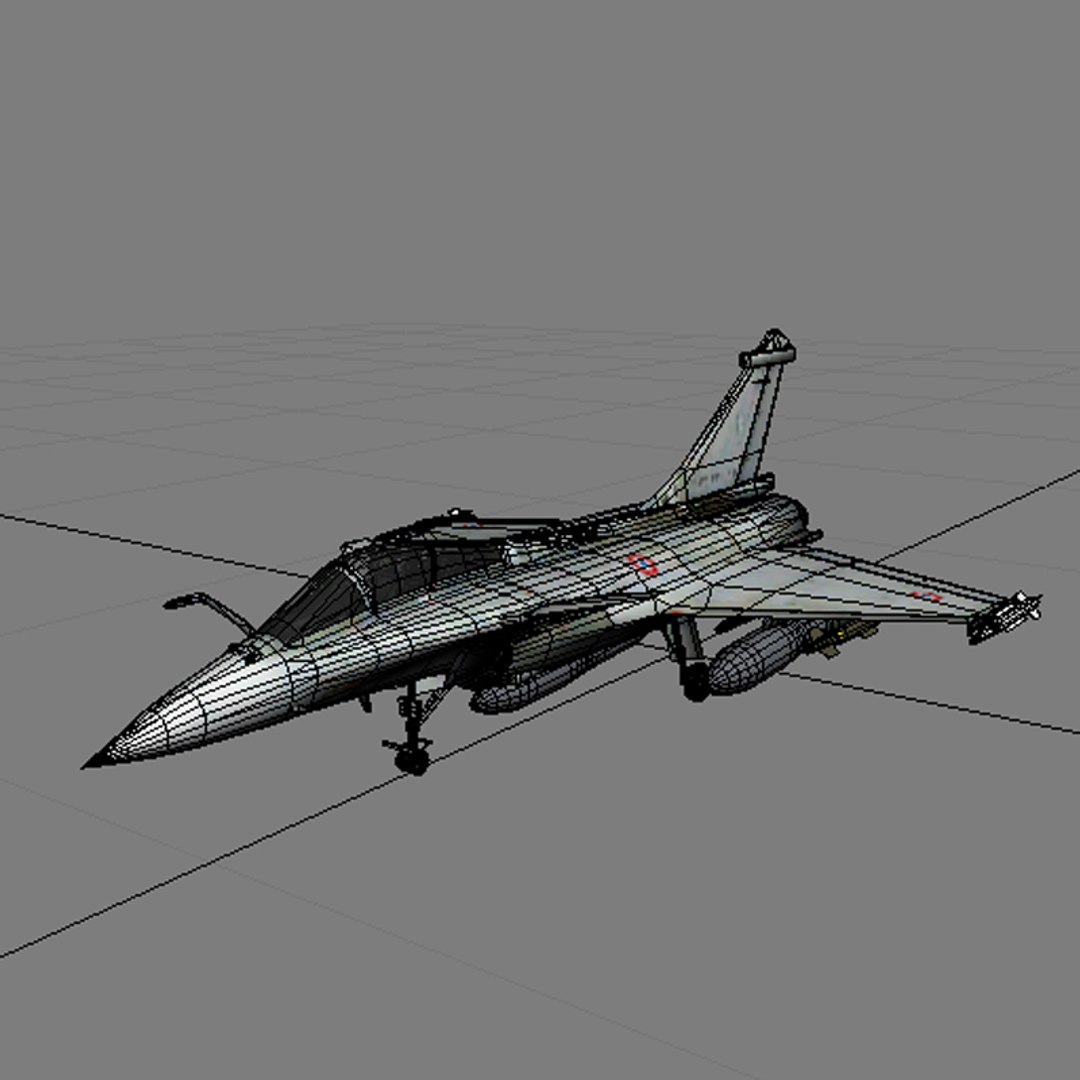 Mirage 2000 And Rafale France 3D - TurboSquid 1849782