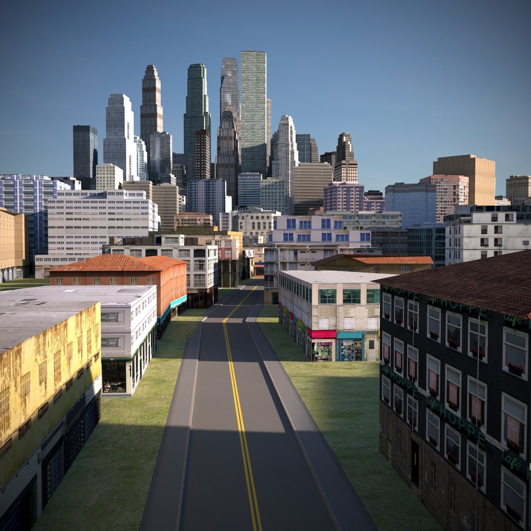 City 3D - TurboSquid 1707011