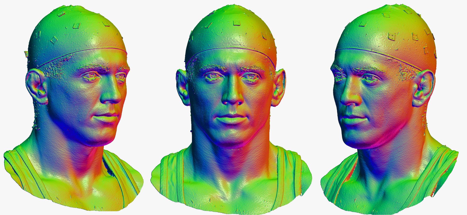 3D Mike Human Head Neutral - TurboSquid 1620368