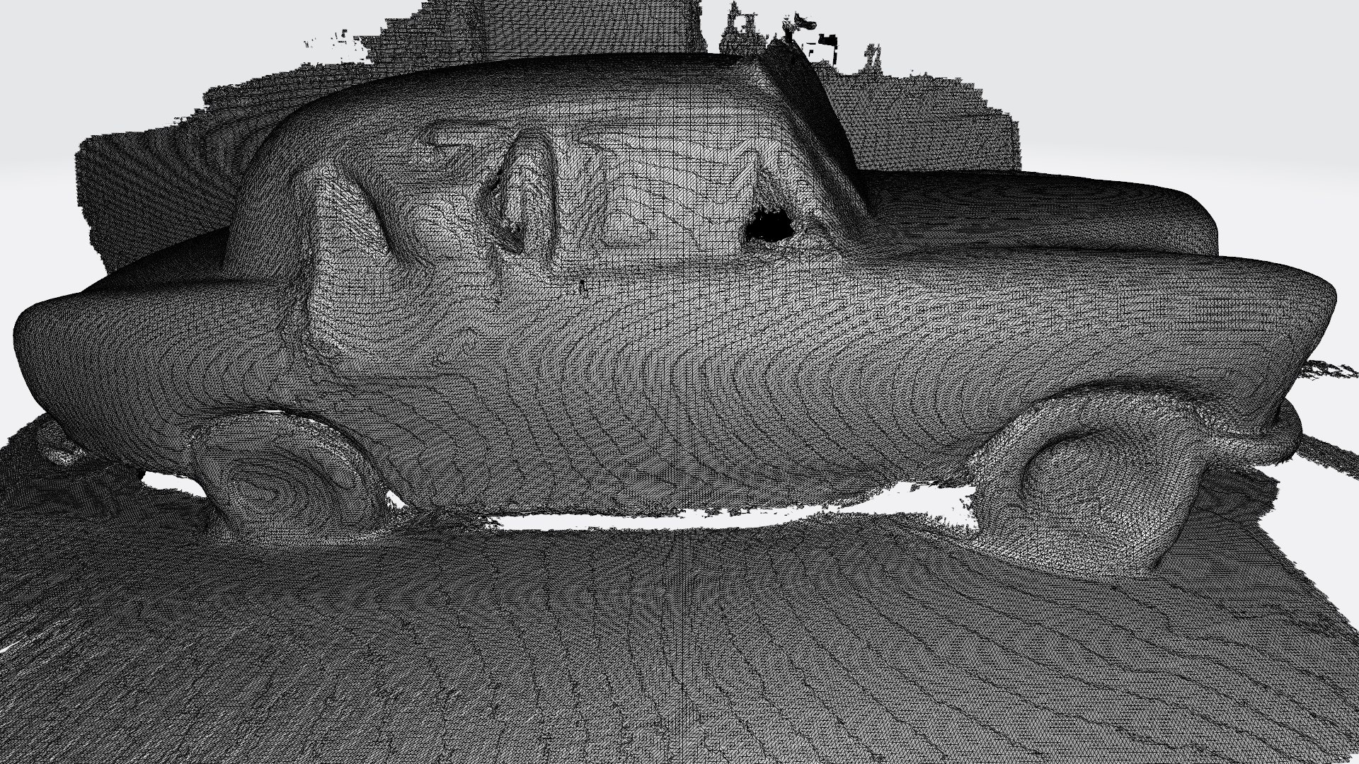 3D Rusty Mercedes Benz W111 Model - TurboSquid 1966752