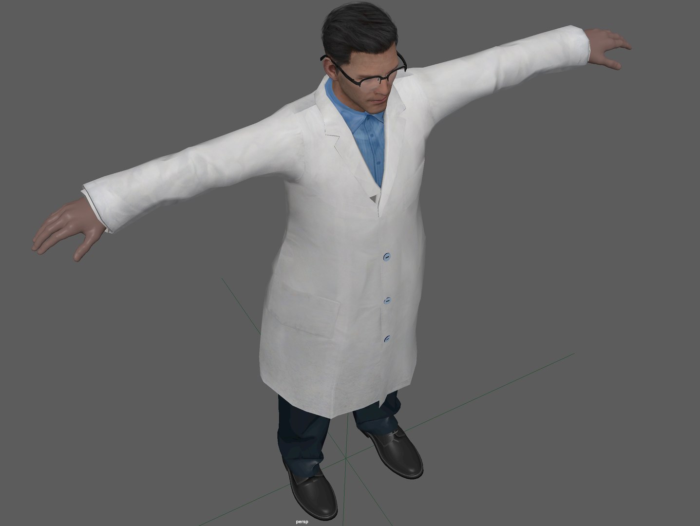 3D Scientist Doctor Rig model - TurboSquid 2021563