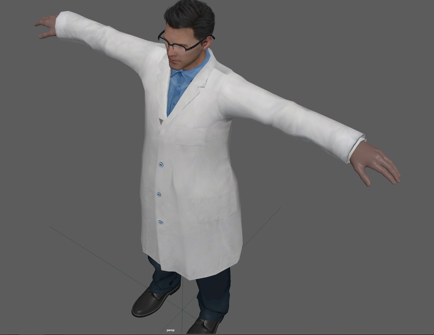 3D Scientist Doctor Rig model - TurboSquid 2021563