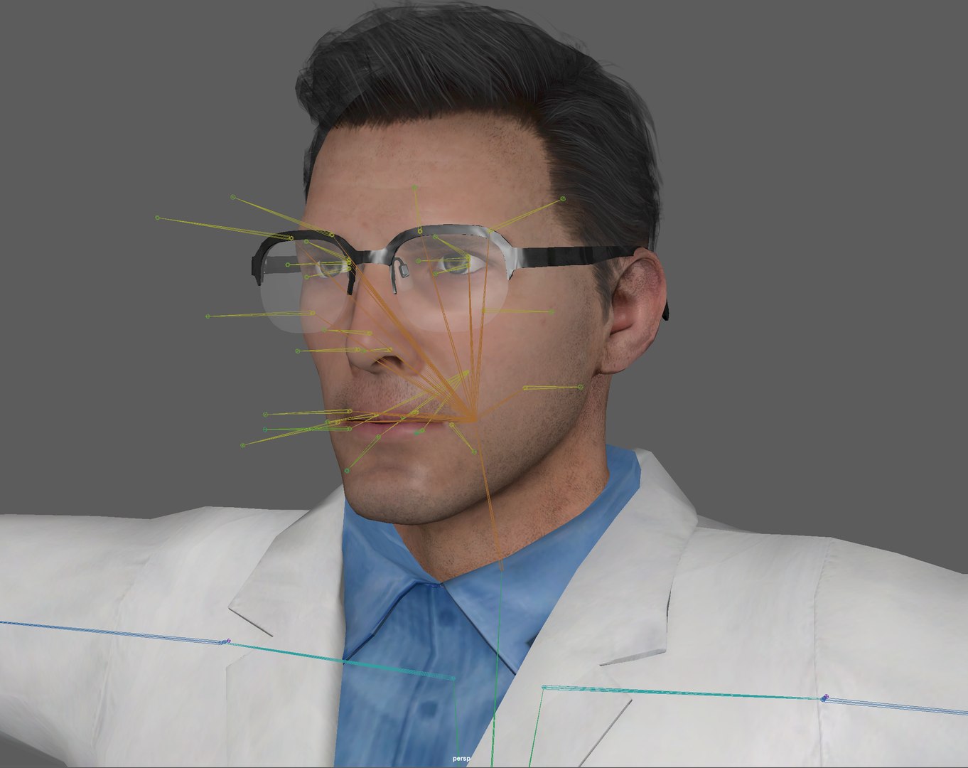 3D Scientist Doctor Rig Model - TurboSquid 2021563