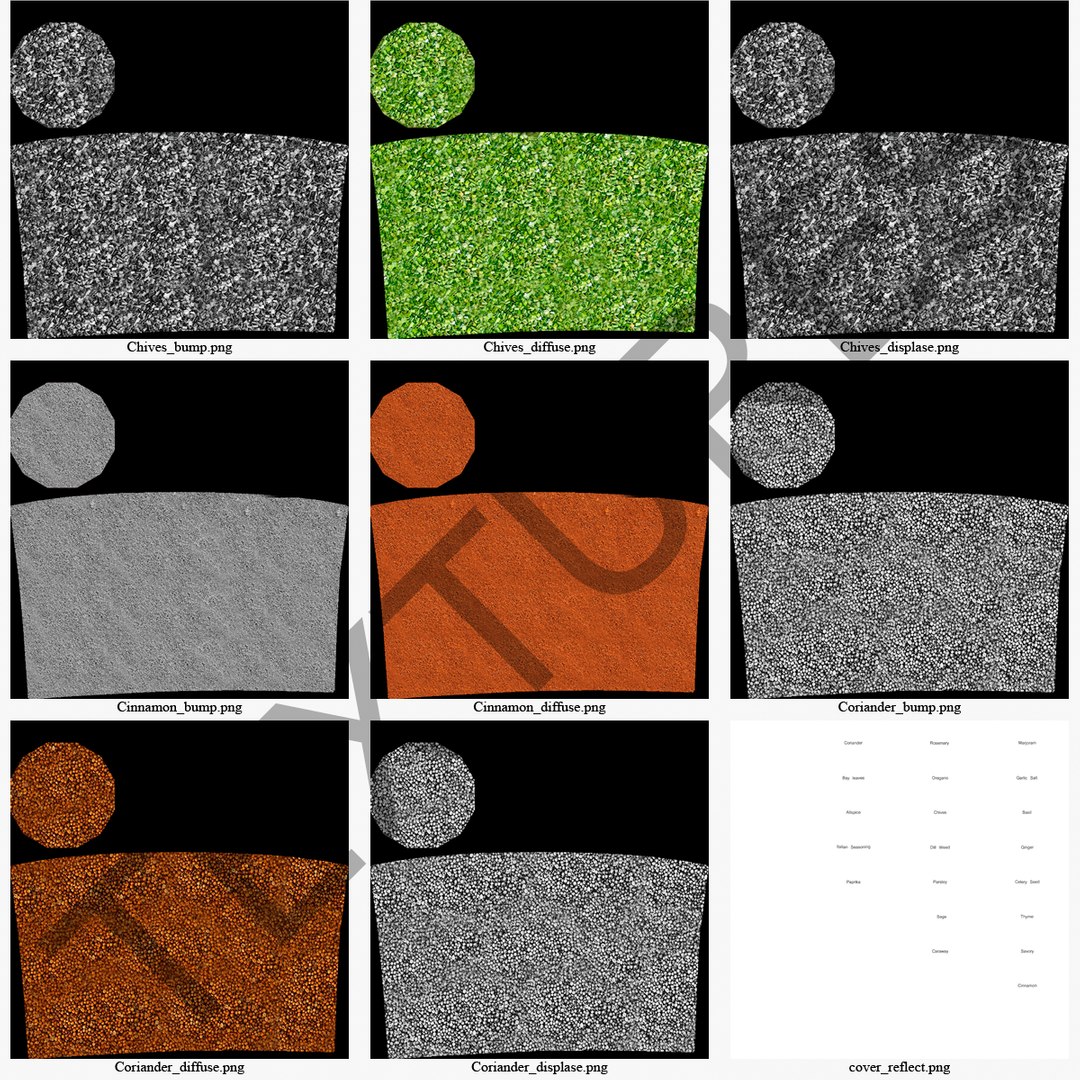 Max Spice Bottles Set 3