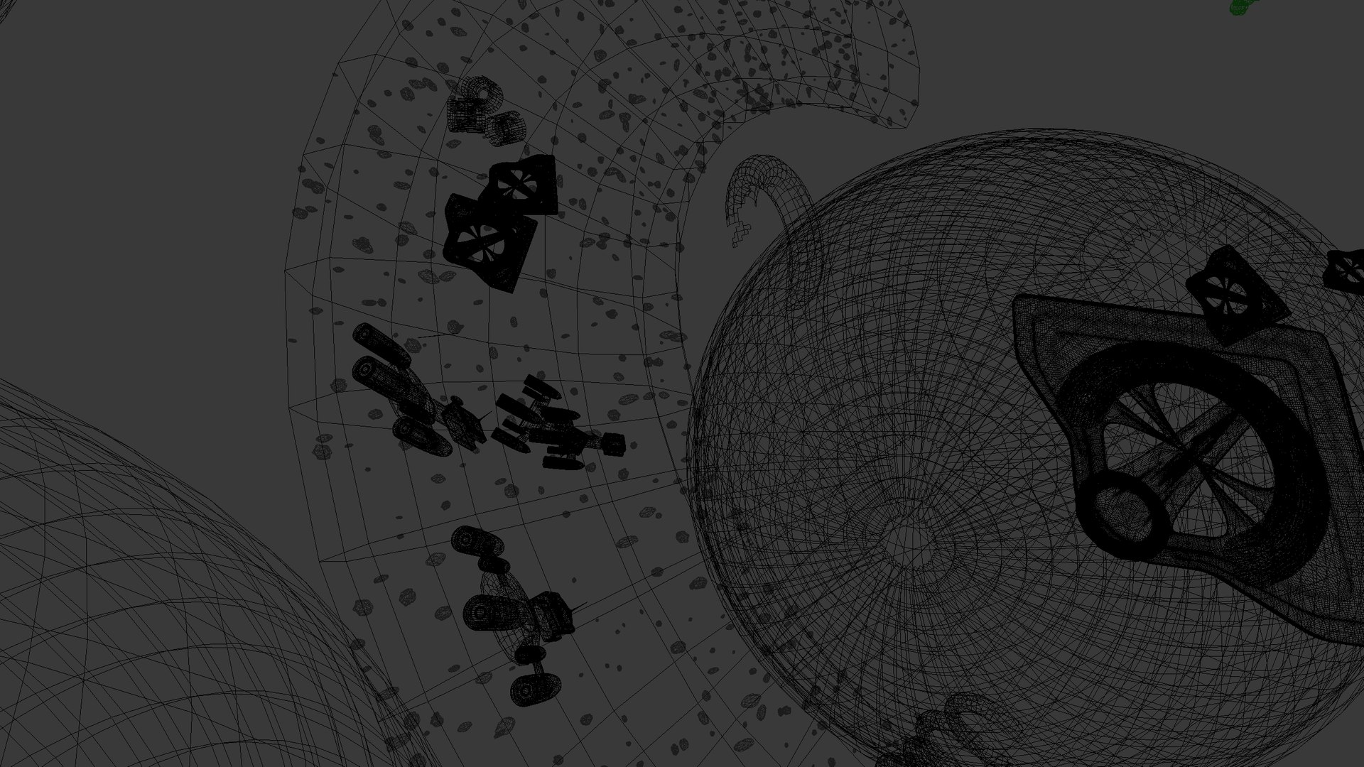 Space asteroids debris 3D model - TurboSquid 1393775
