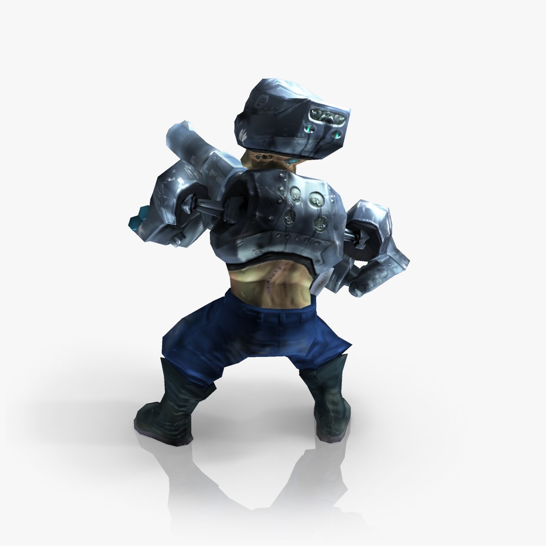 Cyborg Character Rigged Animate 3d Model