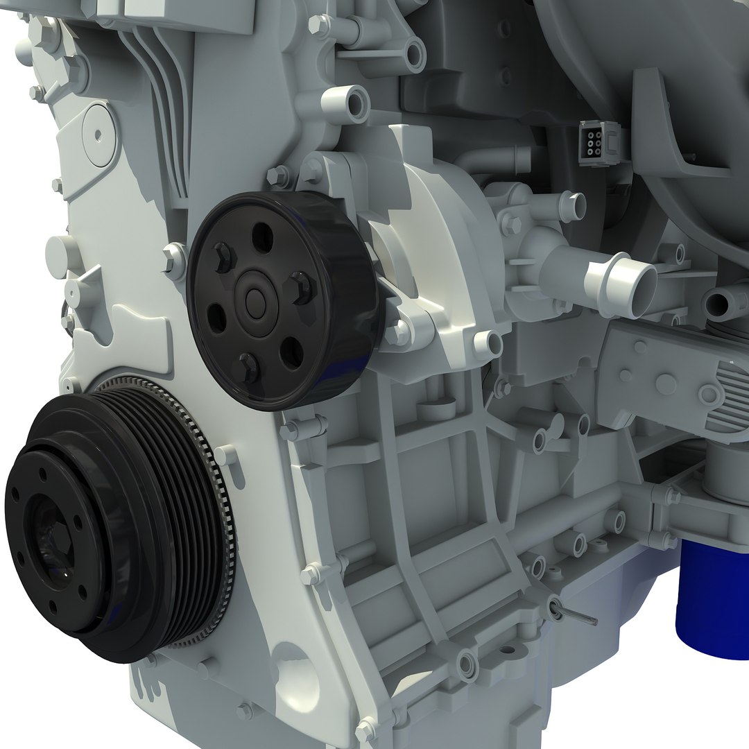 3d Model Turbo Engine
