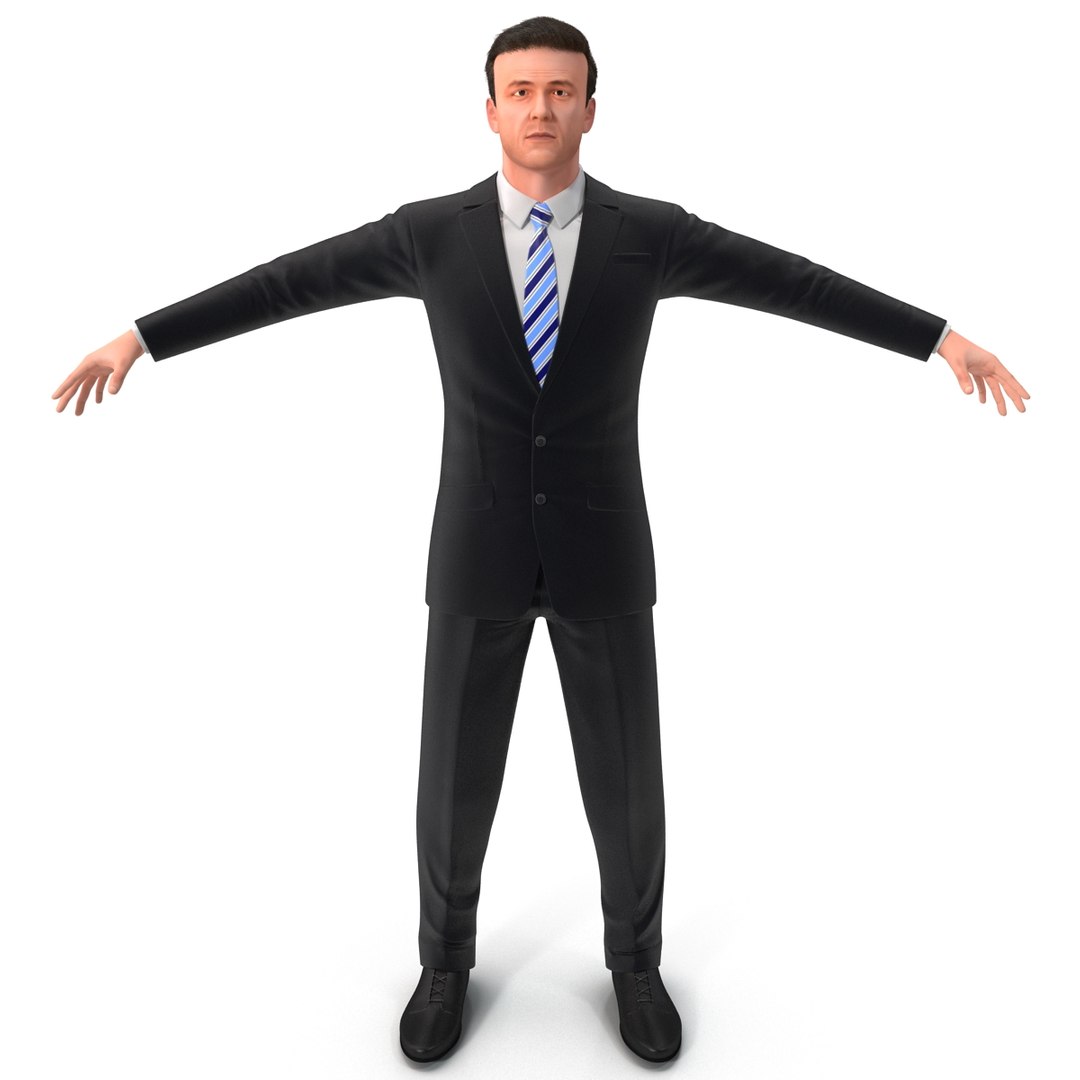 3d Businessman 5 Version 2 Model