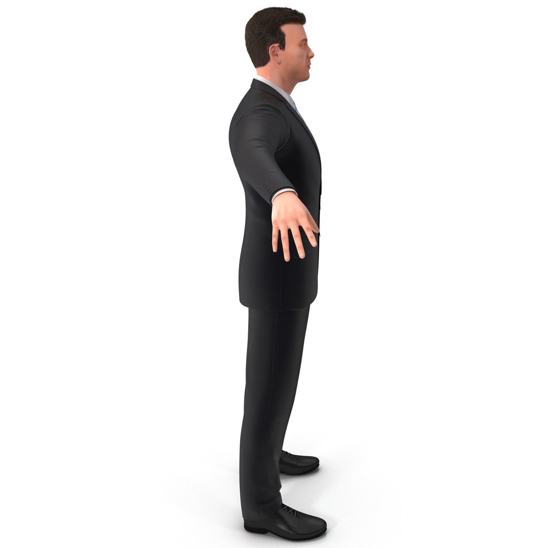 3d Businessman 5 Version 2 Model