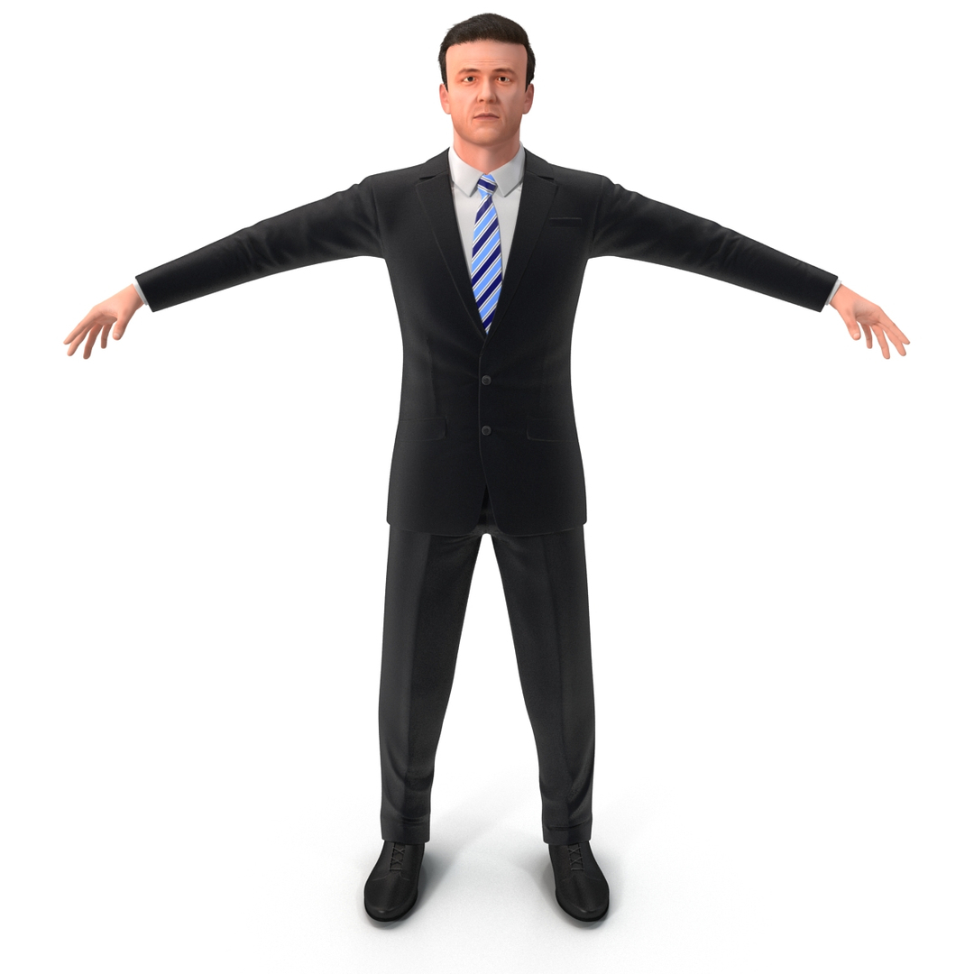 3d Businessman 5 Version 2 Model