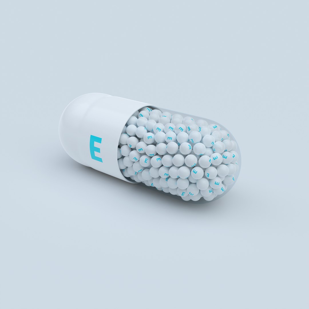 Full Capsule Pill With Vitamin Textures 3D - TurboSquid 2132530