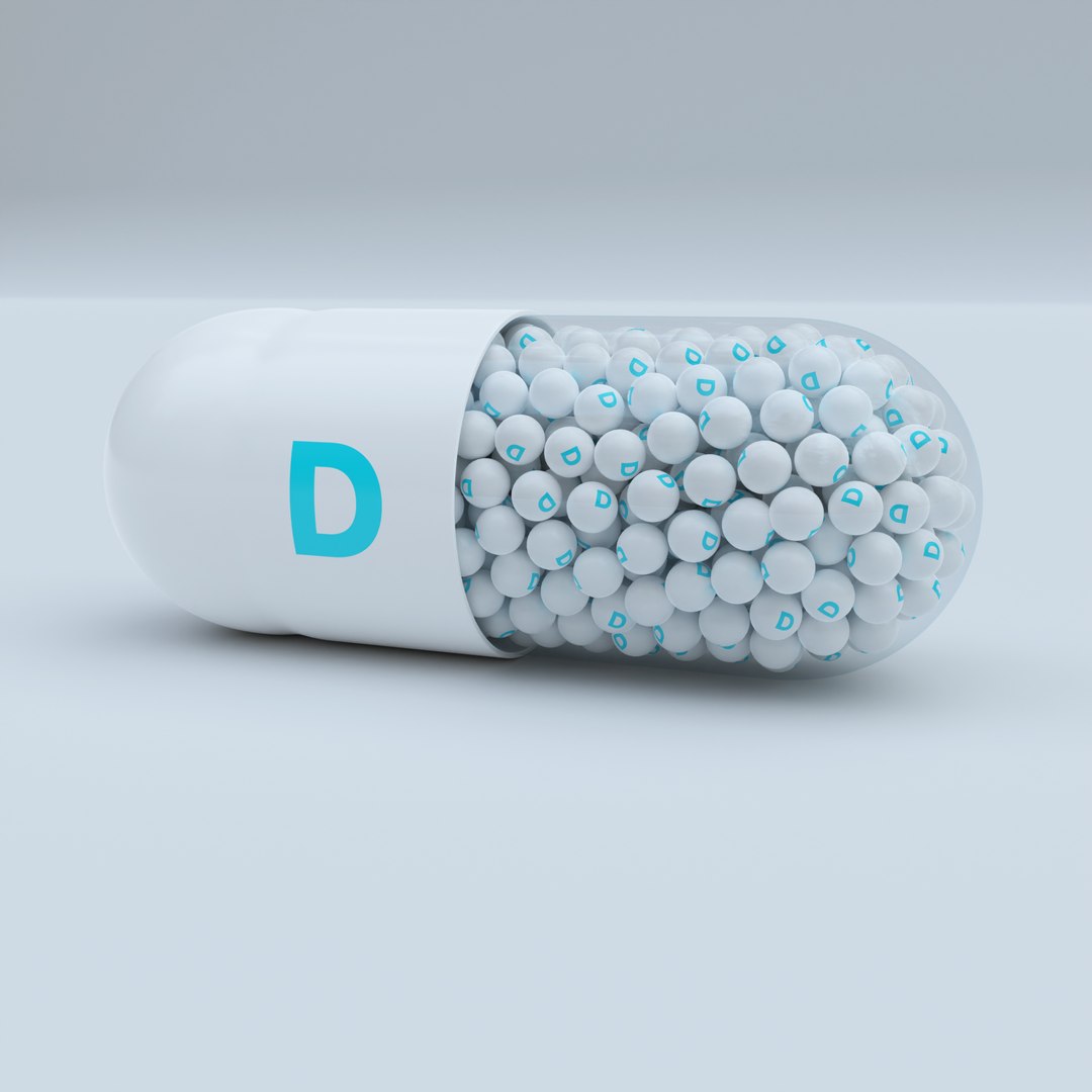 Full Capsule Pill With Vitamin Textures 3D - TurboSquid 2132530