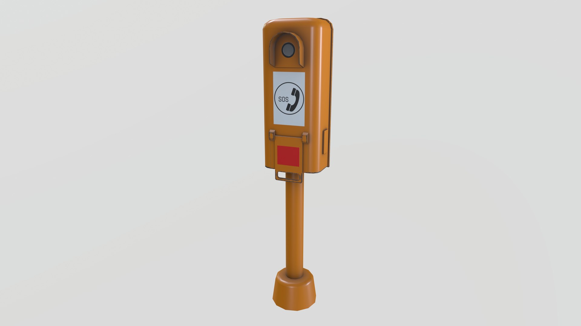 3D SOS Phone Box Model - TurboSquid 2278973