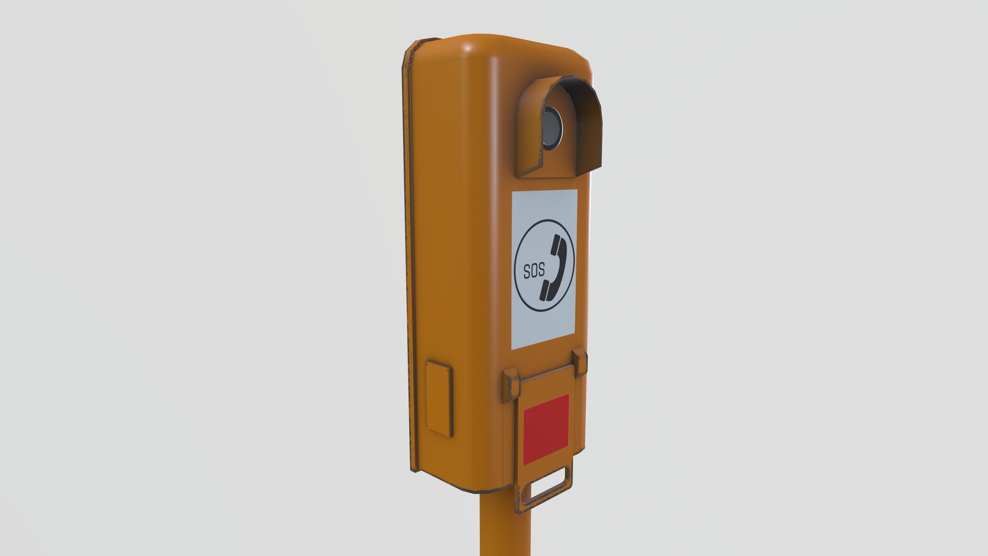 3D SOS Phone Box Model - TurboSquid 2278973