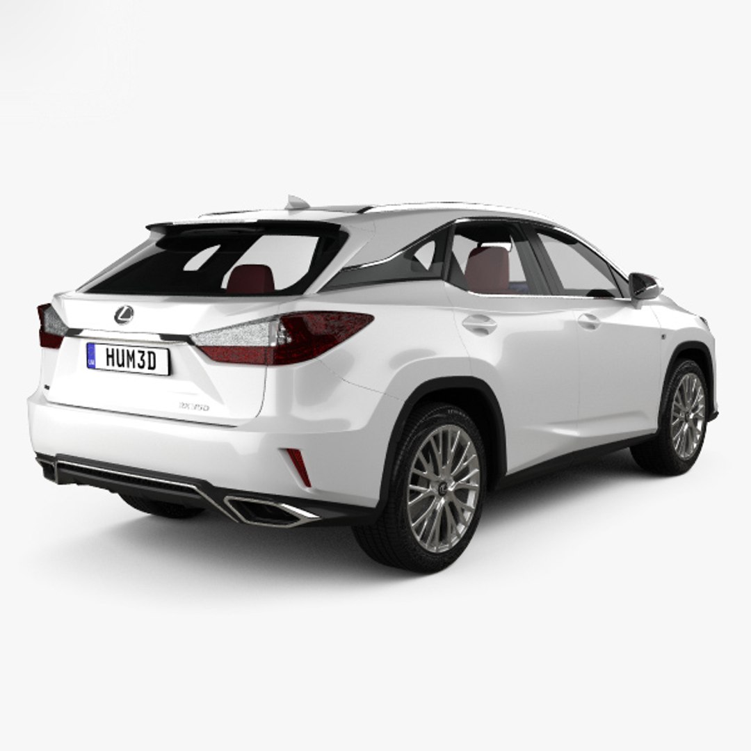 Lexus rx f 3D - TurboSquid 1396336